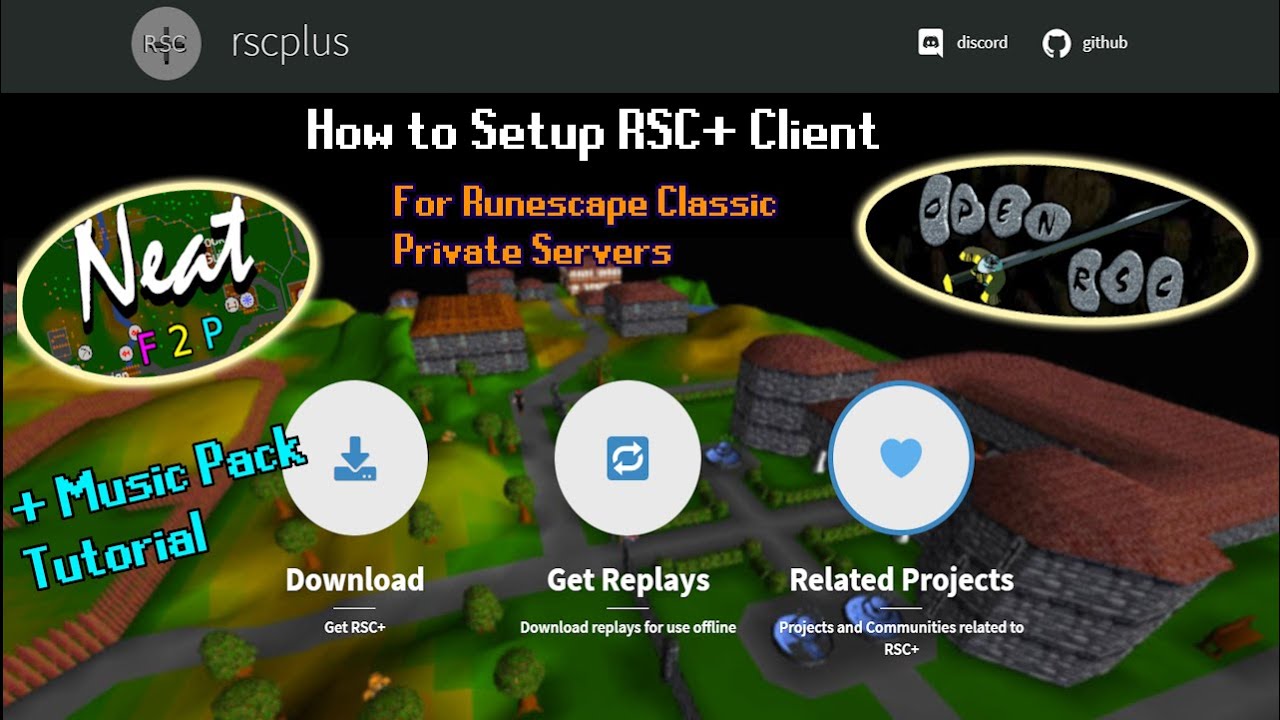 [RSC] How To Setup RSC+ Client | Also Music Pack install