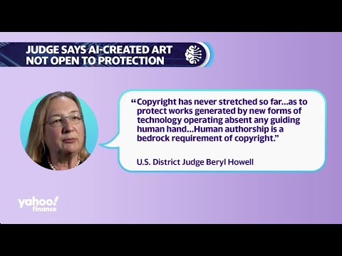 AI-generated art not protected by copyright law, judge rules