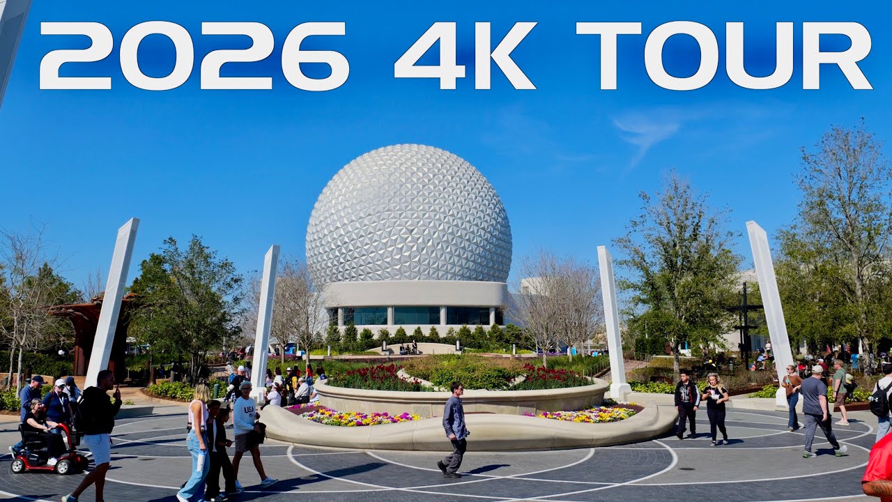 EPCOT 2026 Complete Tour & Walkthrough in 4K | Walt Disney World Orlando Florida February 2026
