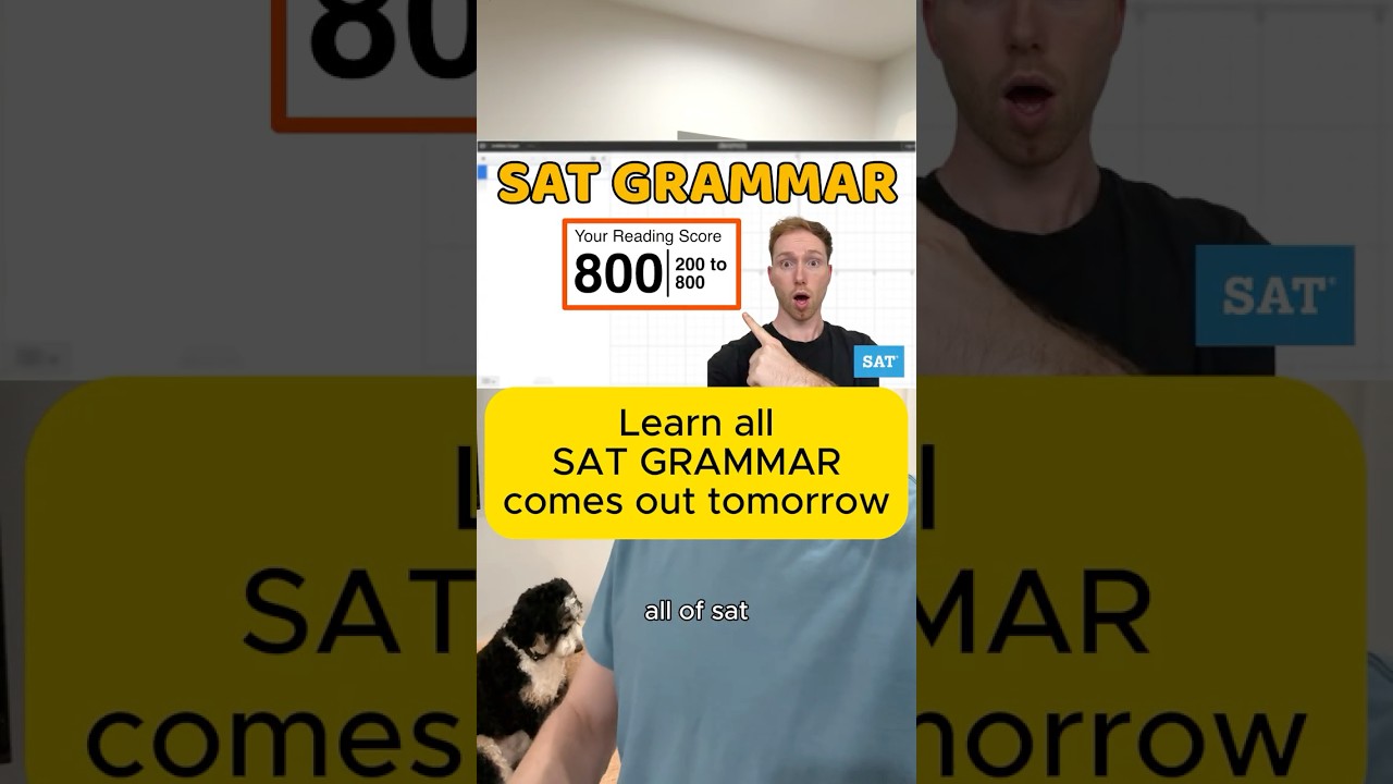 SAT Grammar in 20 mins 😲