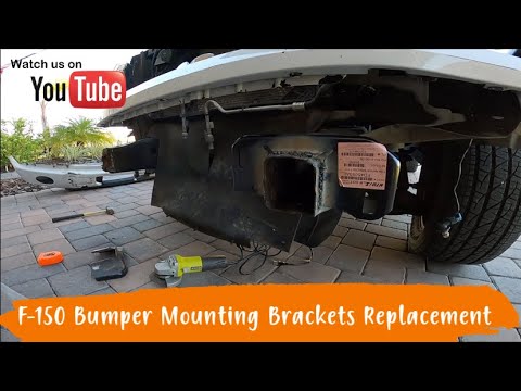 2010 Ford F150 Bumper Mounting Bracket Replacement.