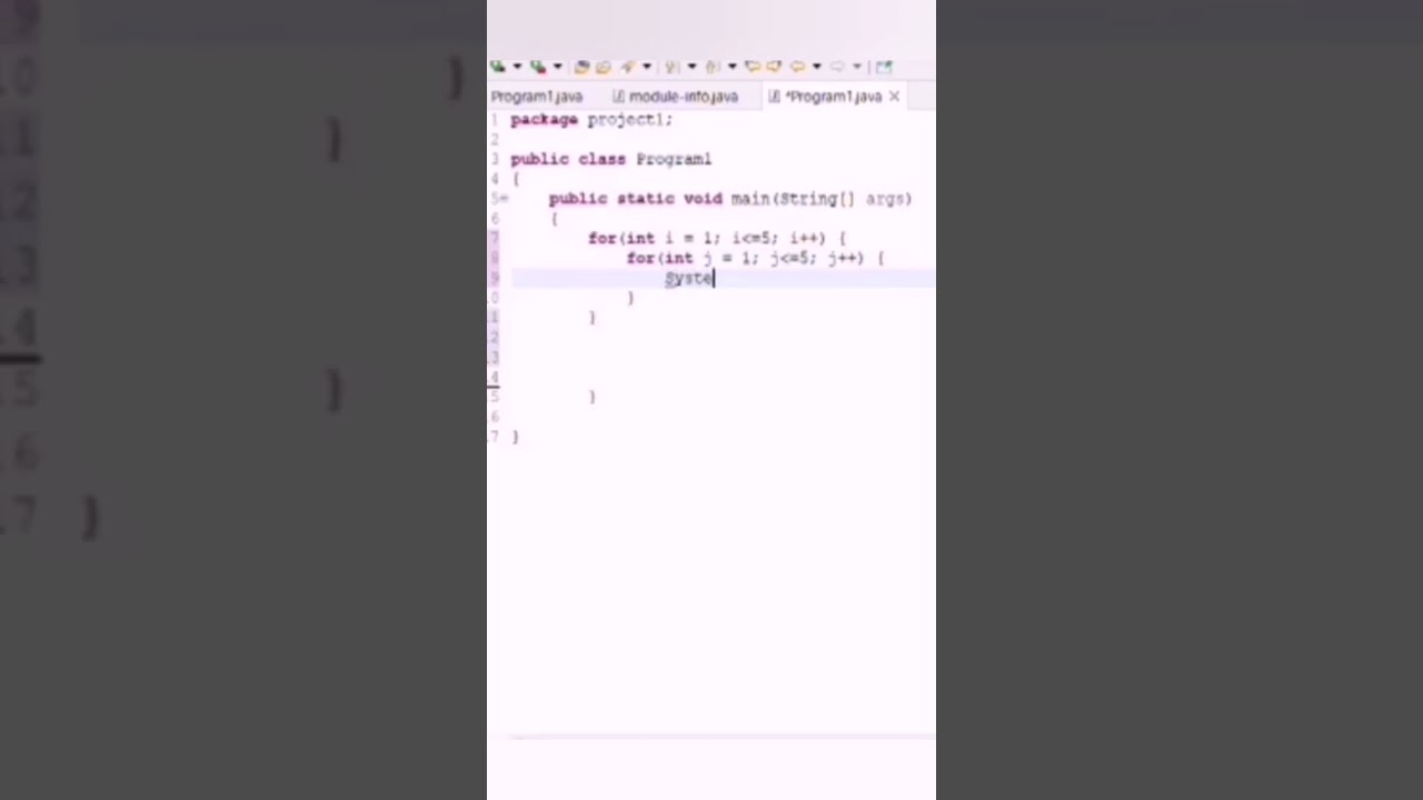 How to create Square pattern in Java || Java Pattern Question #Java #coding