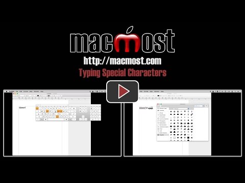 Typing Special Characters (#1057)