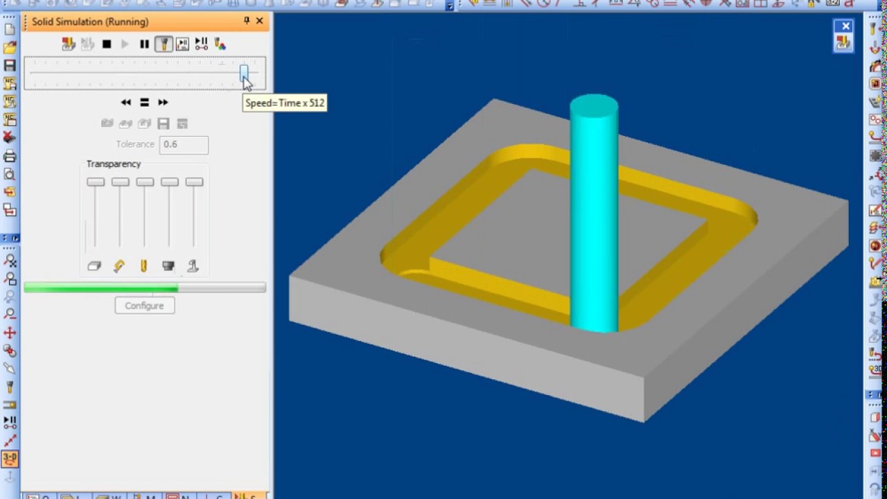 Alphacam basic CNC CAD/CAM milling model Tutorial #1 Getting Started