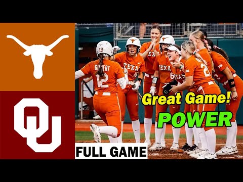 Texas vs Oklahoma [FULL GAME] Women's College Softball World Serires 2025
