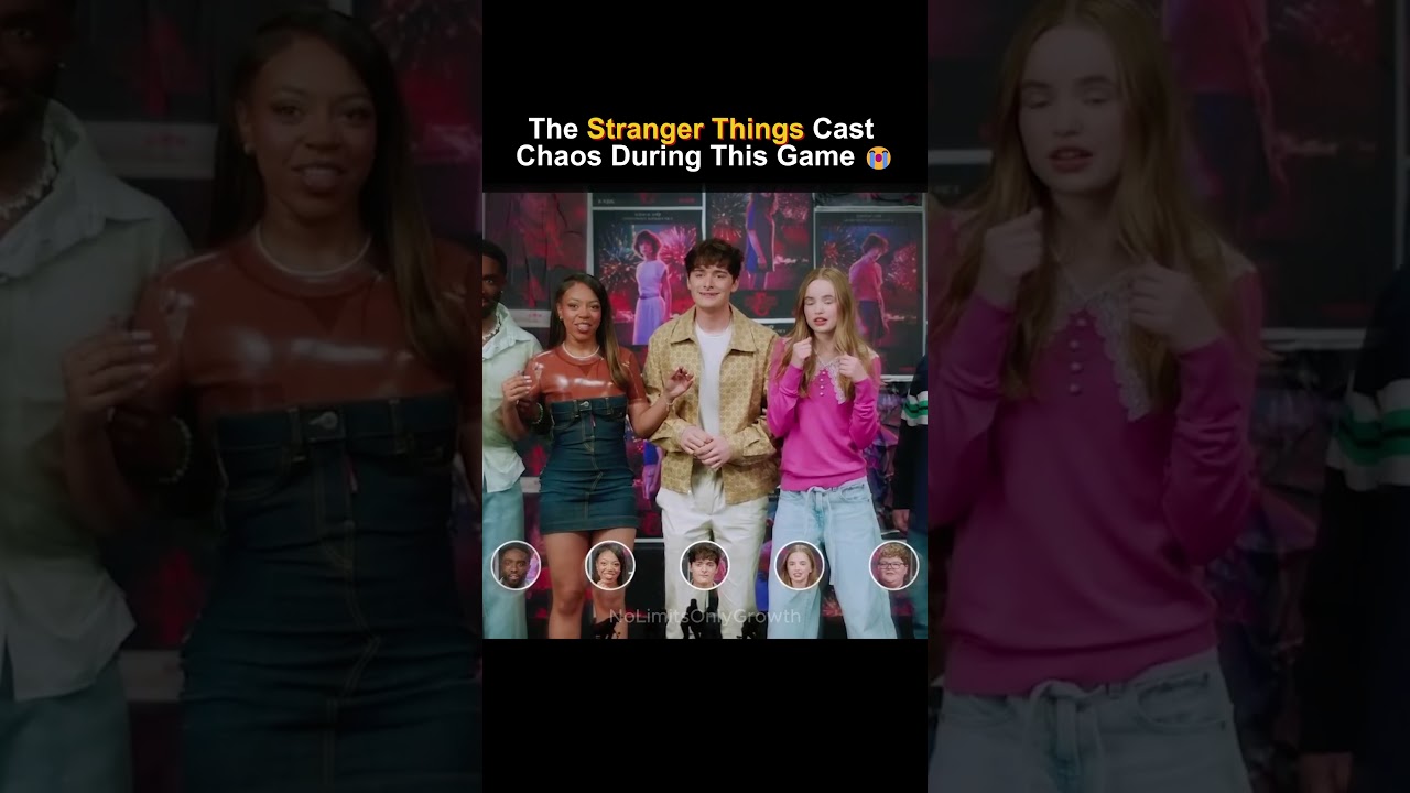 The Stranger Things Cast Chaos During This Game 😭