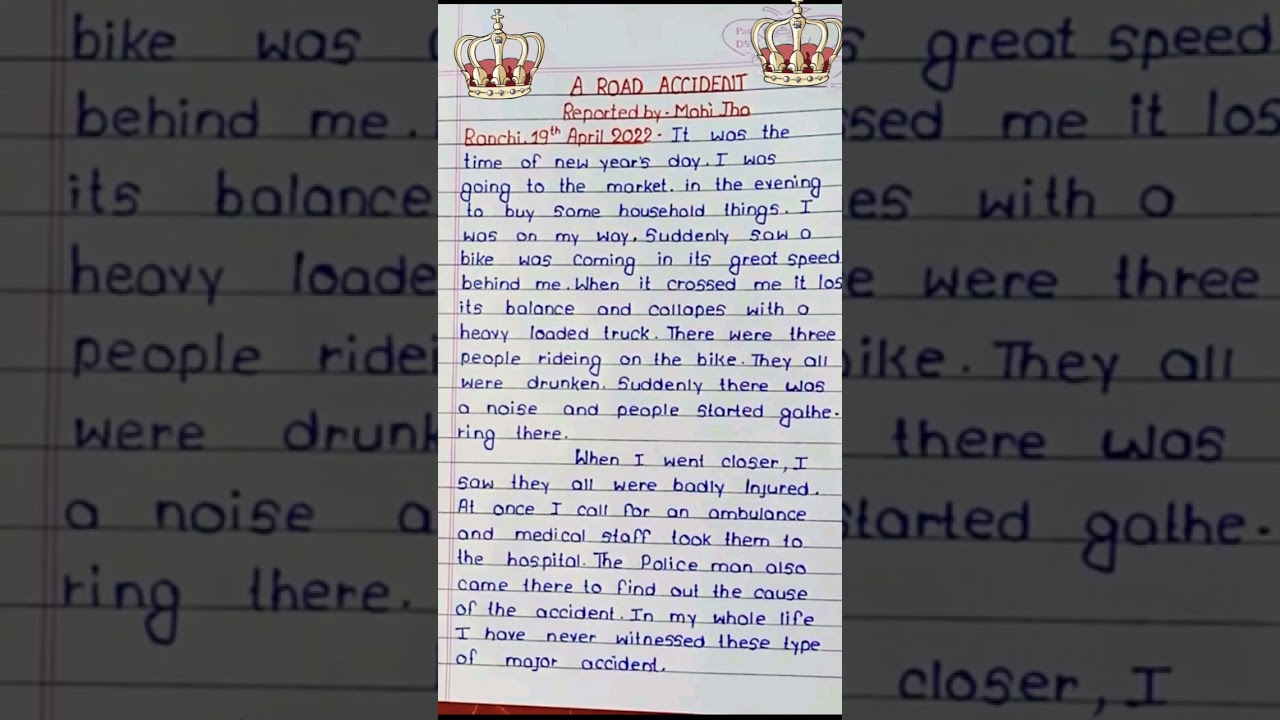 How to write Report writing on 