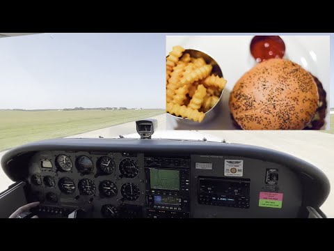My first "$100 Hamburger" at Quincy Regional Airport in Illinois (KUIN)