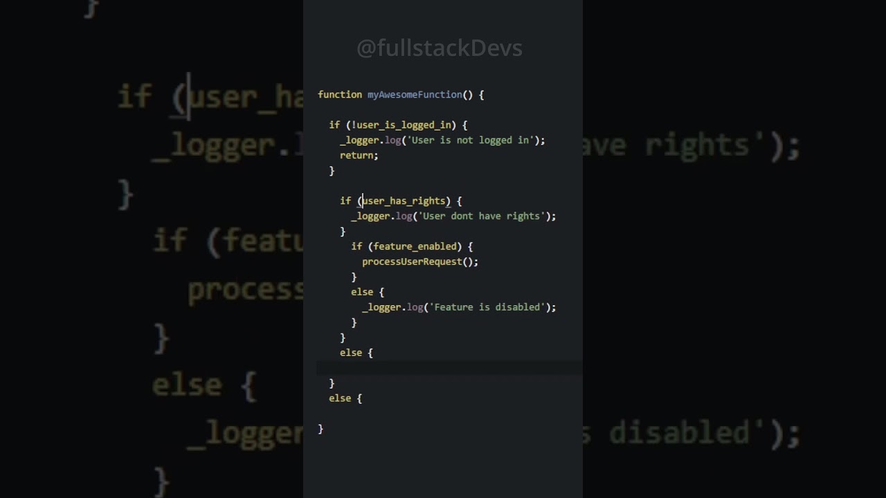 Avoid Nesting If-Else Statements | Escaping the Nest