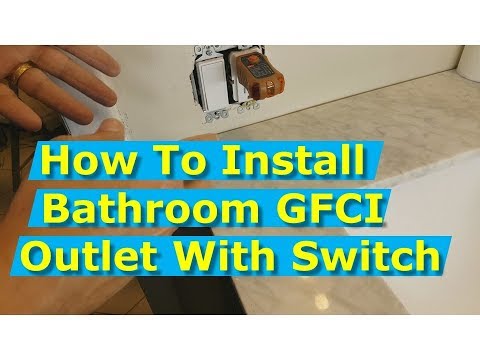 DIY How To Install Bathroom GFCI Outlets and Light Switch