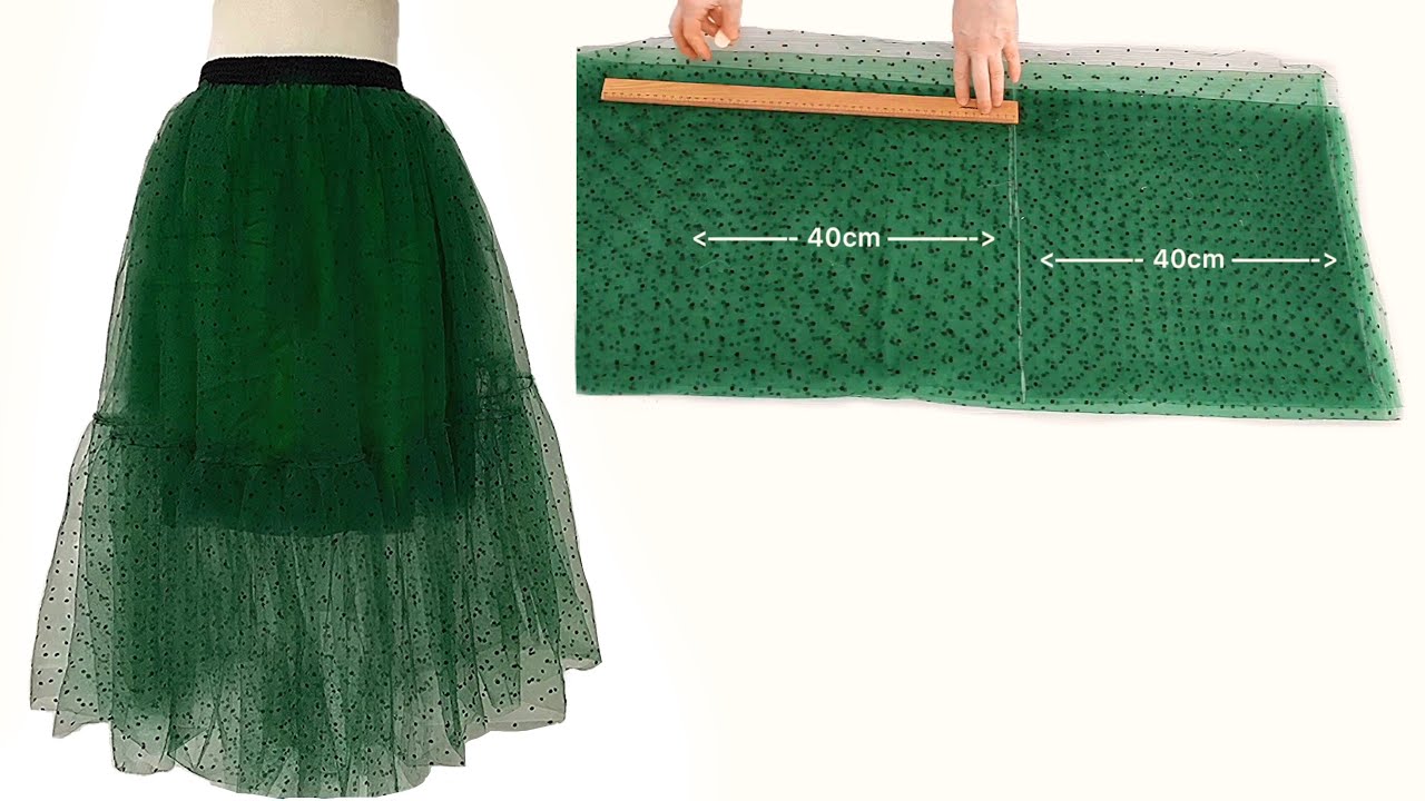 How To Make A Dior Tulle Skirt ✅ Easy & Simple for Beginners
