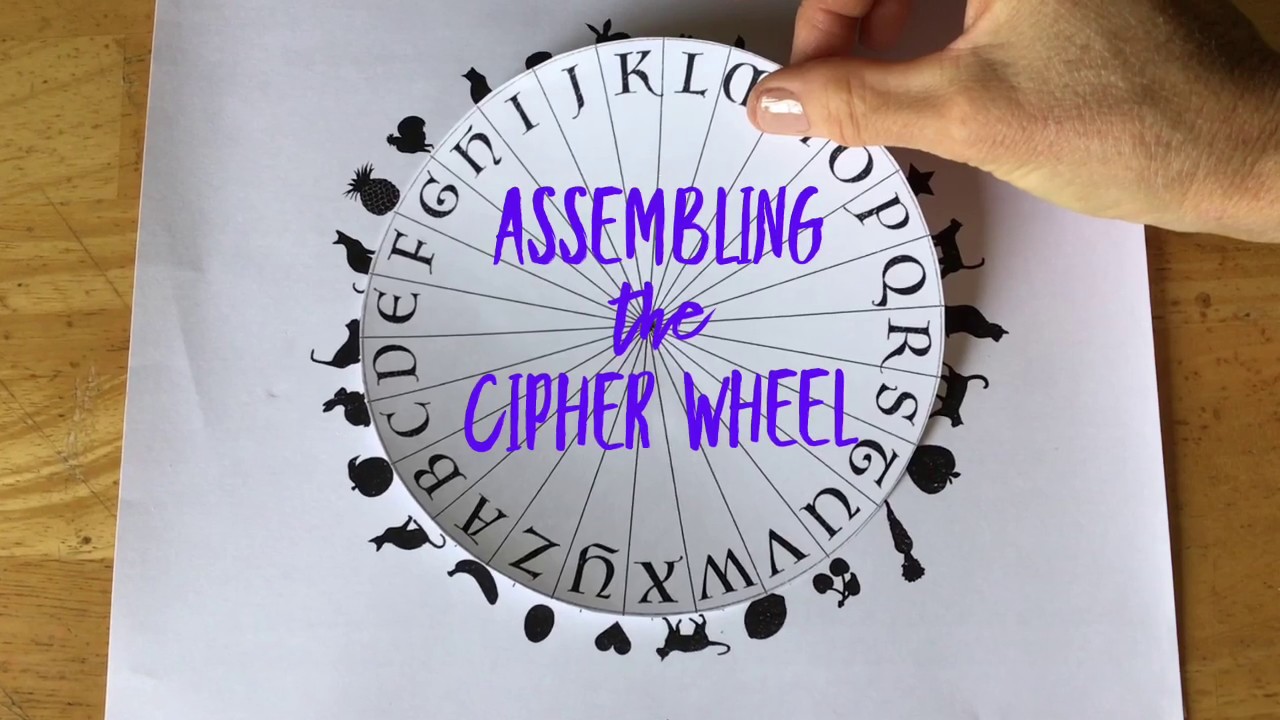 Cipher wheel: How to Assemble the Printable Cipher Wheel and use to Decode Secret Messages