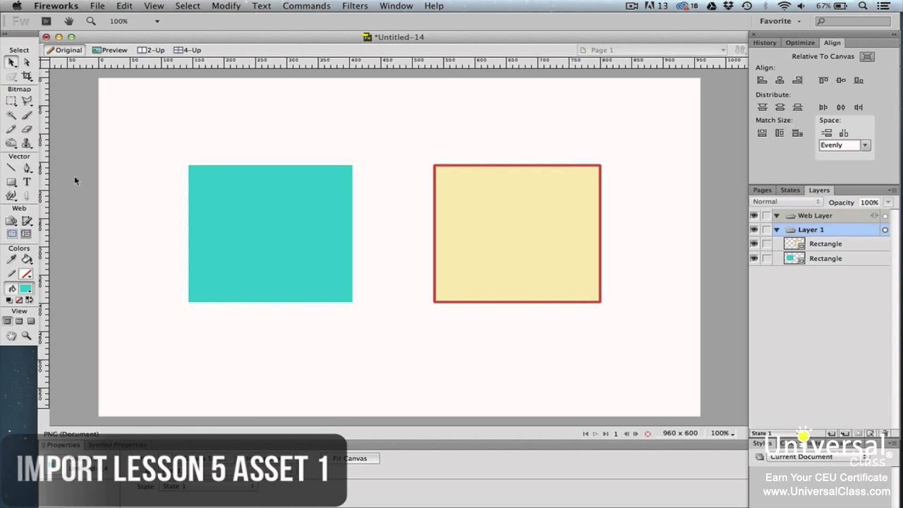 Working with Vector Shapes in Adobe Fireworks