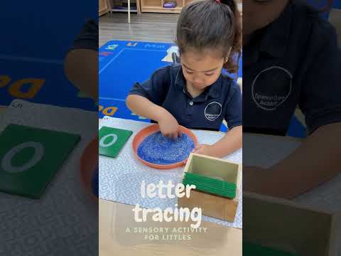 Tracing Letters - Sensory Meets Early Literacy