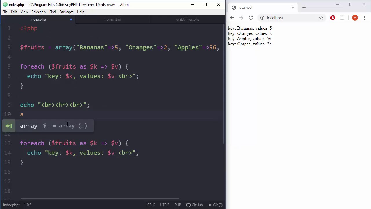PHP Tutorial - 21 - PHP Sorting Arrays