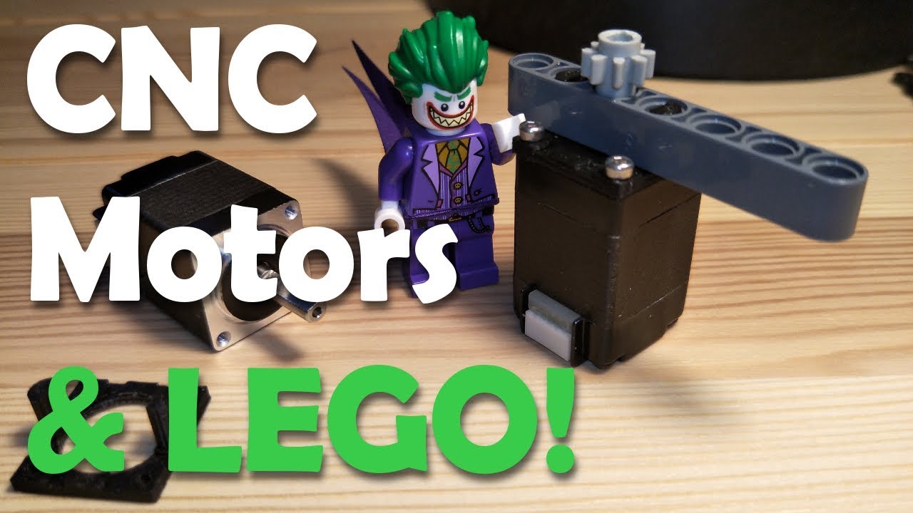 Use CNC Stepper Motors with LEGO® Technic