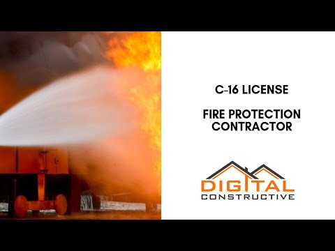 C-16 License: Fire Protection, Hydrant, and Sprinkler Contractors Complete CSLB Guide!
