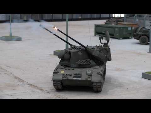 Hobbymesse Leipzig 2024 - scale 1/16 - RC Tanks & Trucks military functional model #rc #tank #truck