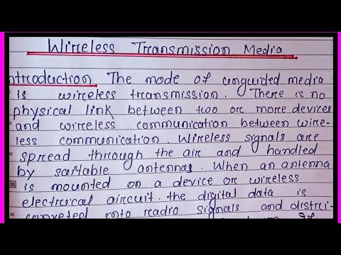 Wireless Transmission Media Essay in English l What Wireless Transmission Media ?