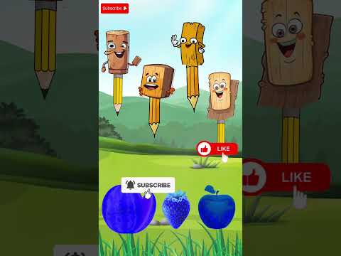 What color is the apple? #education #cartoon #animation #shorts