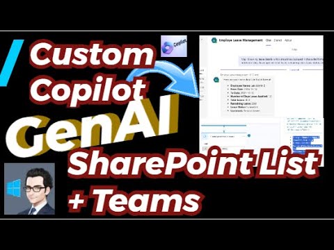 Copilot Tutorial: Custom Copilot with SharePoint Online List Data for Create Generative AI Answers