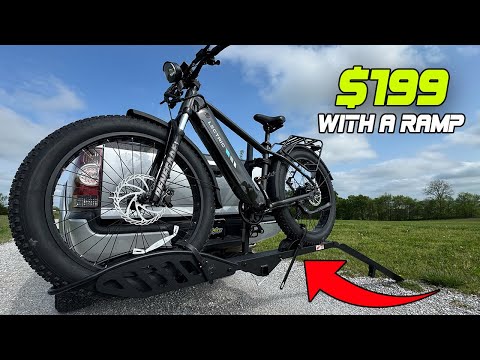 This Bike Rack Is INSANELY Cheap / Cravot Cyberrack E1 ebike Hitch Rack