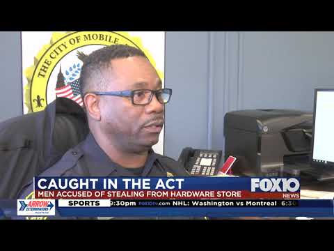 Caught In The Act: Men accused of stealing from hardware store