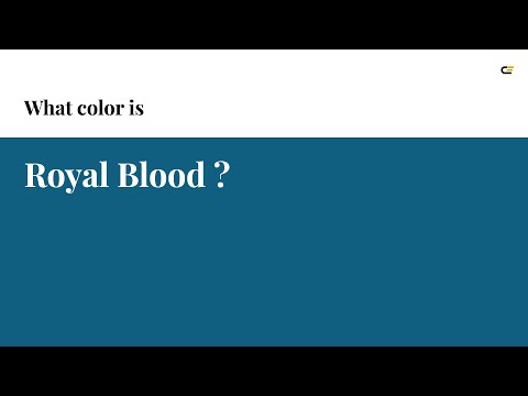 Royal Blood color #105e80 hex color - Blue color - Warm color 105e80