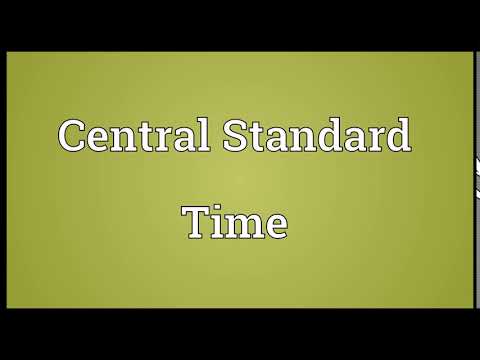 Central Standard Time Meaning | Wordogram