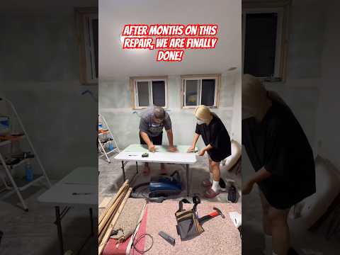 #diy #diyprojects #diyhomerepair #home #homerepair #homerenovation #diyera #basement #proud #done