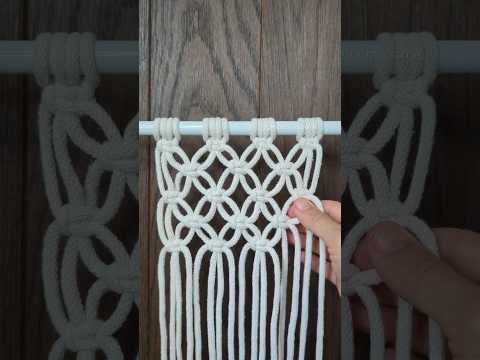 #macramepatterns #macramewallhanging #squareknot