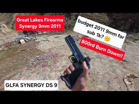 Another budget sub 1k 2011 pistol on the market? 800rd Burn down!!Great Lakes Firearms Synergy DS 9