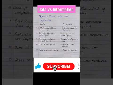 Difference Between Data and Information|computer's gk #shorts #computer #trending #viral🔥🔥