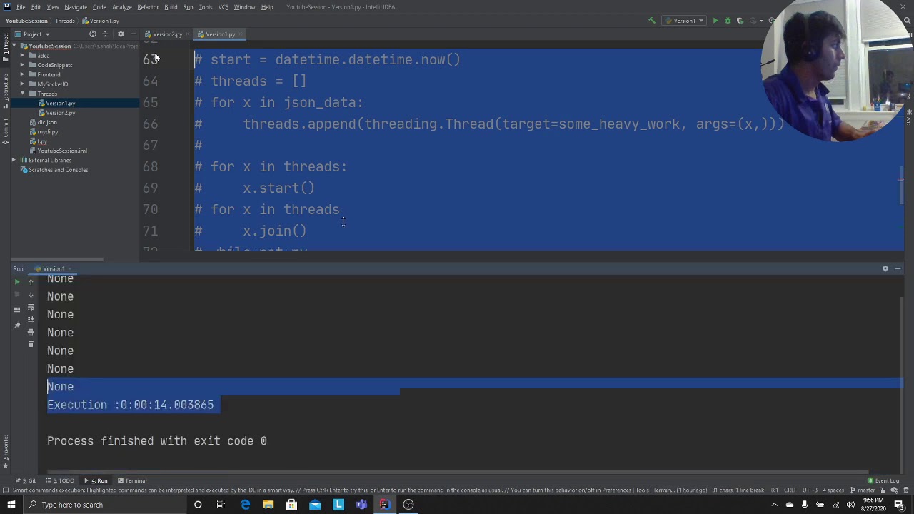 Python threading with Queue| processing JSON documents in parallel  | tutorial