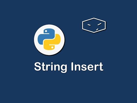string insert in python 😀