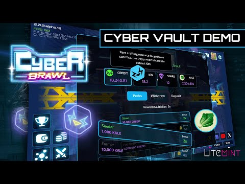 CyberBrawl | Cyber Vault Feature Demo | #TCG #Gaming #Stellar #KALE