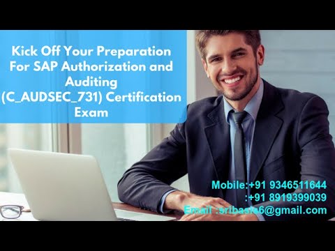 SAP Authorization and Auditing for NetWeaver ||C_AUDSEC_731|| SUIM -Introduction of SAP Audit Report