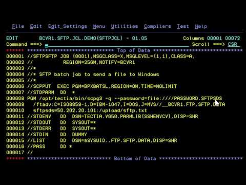 Demonstration of SFTP (SSH Secure FTP) in action - Peeling the Secure FTP Onion
