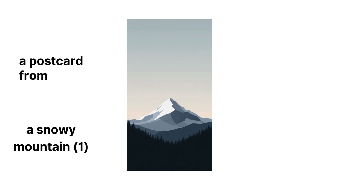 a postcard from: snow mountain (1)