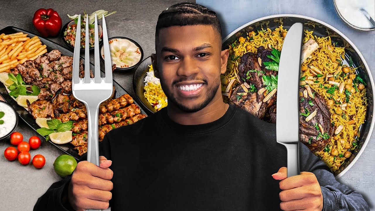 Shilo Sanders Tries Arab Food for the First Time 