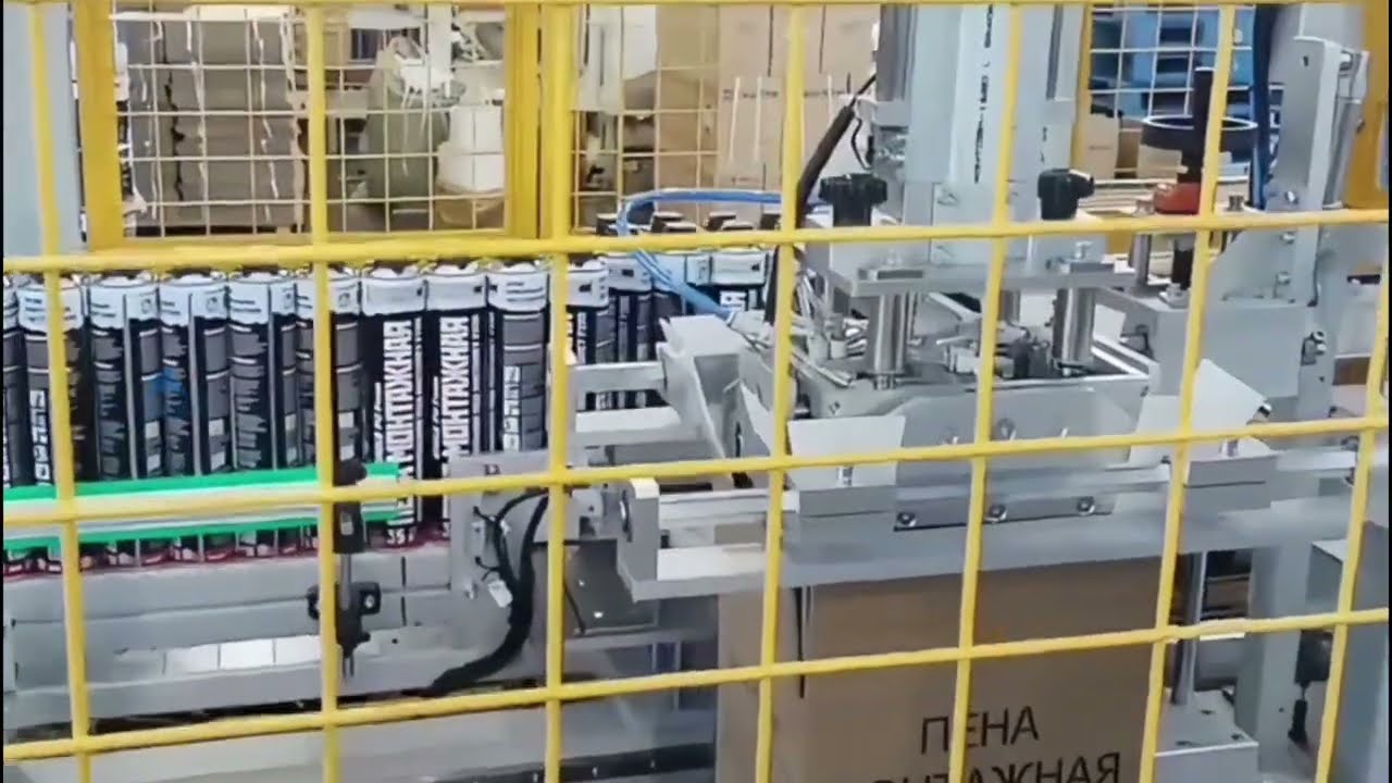 Automated End-of-Line Packing Machines For Aerosol Packaging Solution