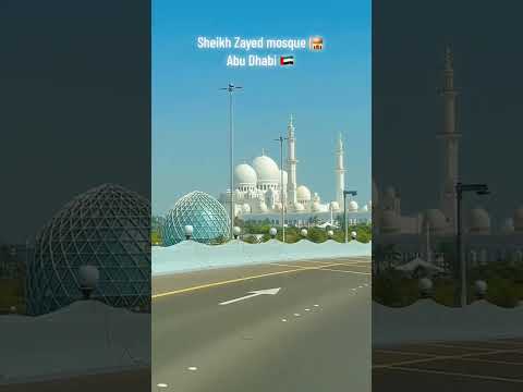 Abu Dhabi Sheikh Zayed mosque 🕍🕋