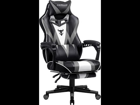 Zeanus Gaming Chairs for Adults Computer Chair with Footrest Ergonomic Gamer Chair with Massage Recl