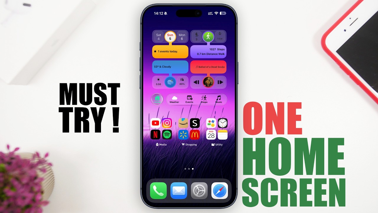 The ONLY iPhone Home Screen You Will Ever Need (Setup Like a Pro)