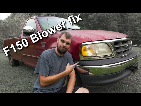 2001 Ford F150 Blower resistor replacement