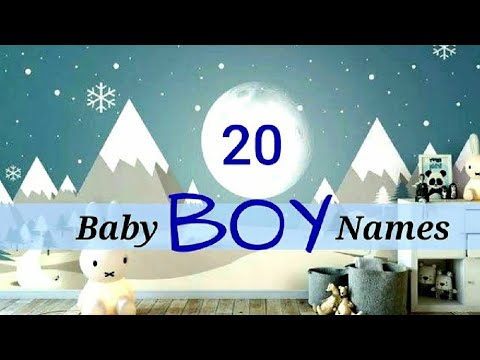 20 Baby Boy Names || Unique Baby Names