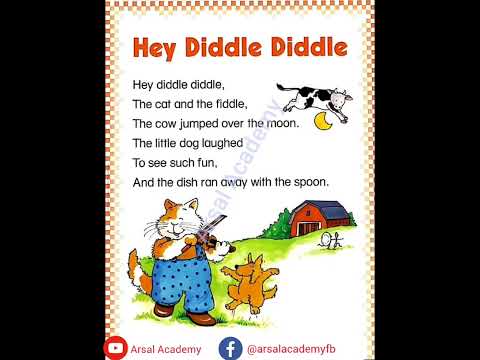Hey Diddle Diddle | Nursery Rhymes for kids @ArsalAcademy