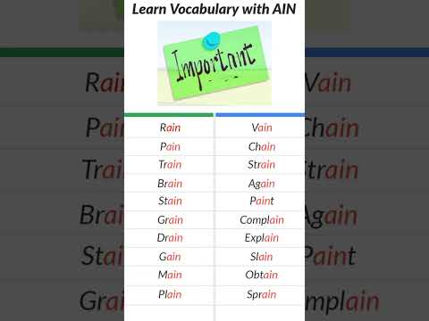 Unlock Your Vocabulary: Learn with AIN - The Fun & Easy Way to Expand Your Word Power!