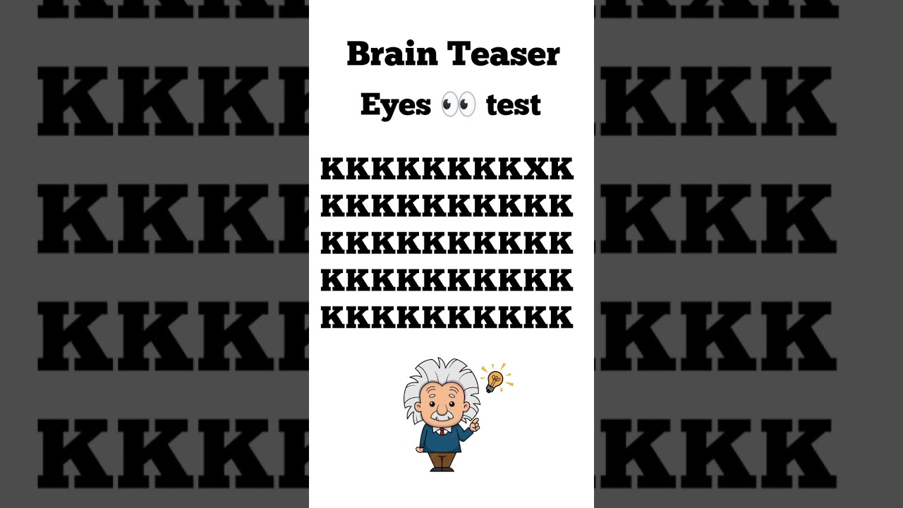 Brain Teaser Test Your Eyes #brainteaser