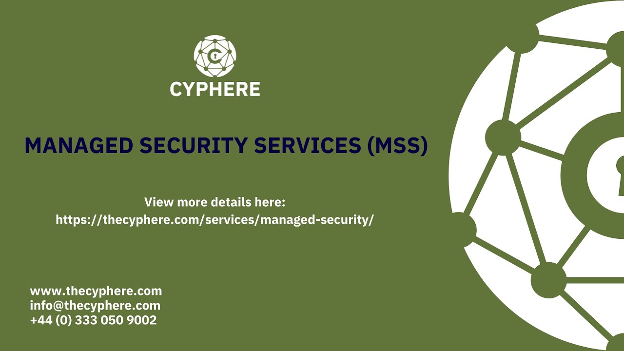 What to Expect from a Managed Security Service (MSS)